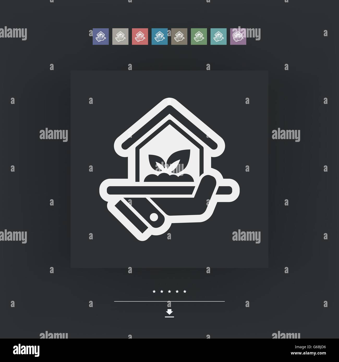 Indoors garden icon Stock Vector Image & Art - Alamy