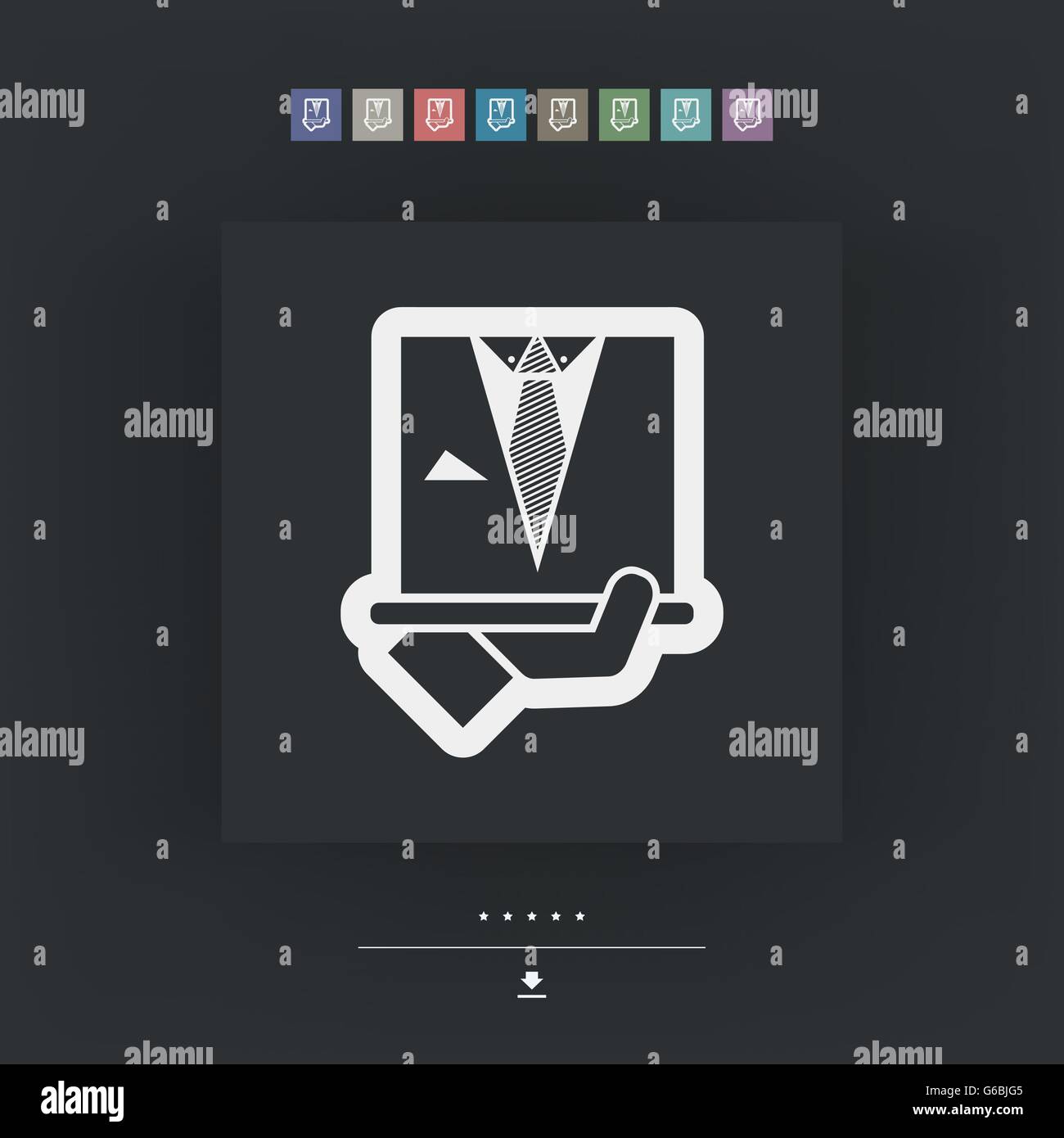 Fashion man dress icon Stock Vector Image & Art - Alamy