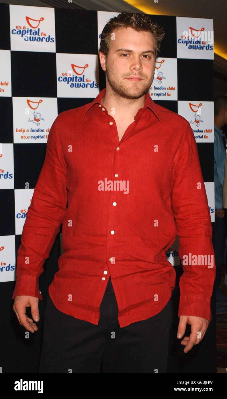 Daniel Bedingfield - Capital FM Awards Stock Photo - Alamy