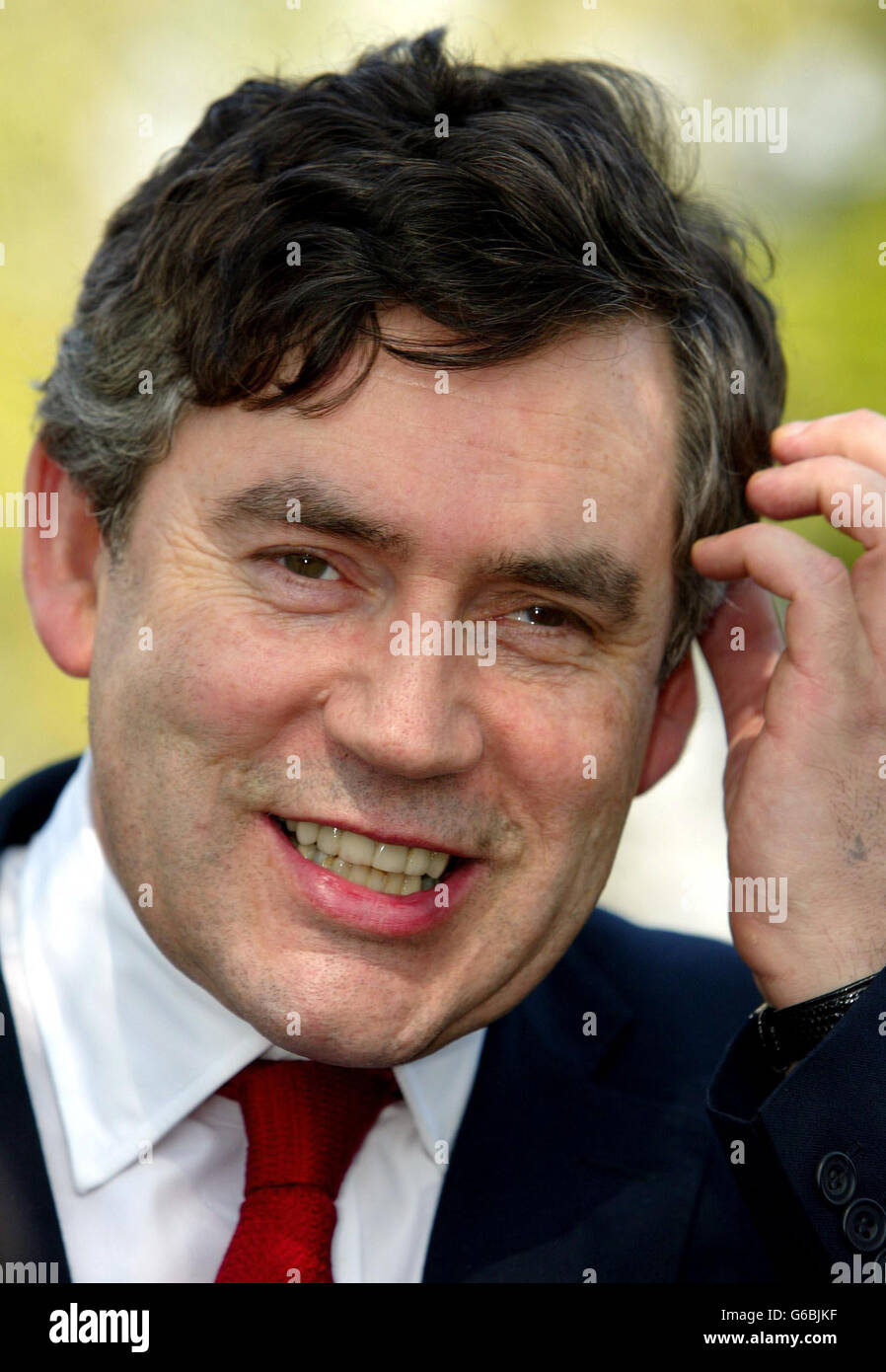 Gordon Brown - Happy Days Too Stock Photo - Alamy