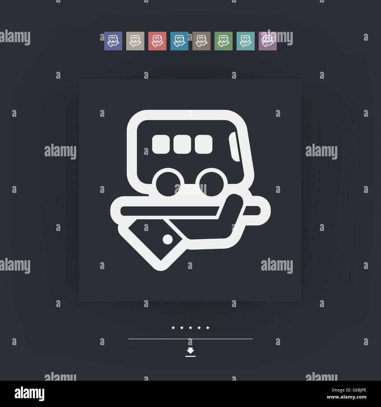 Out of service sign bus hi-res stock photography and images - Alamy