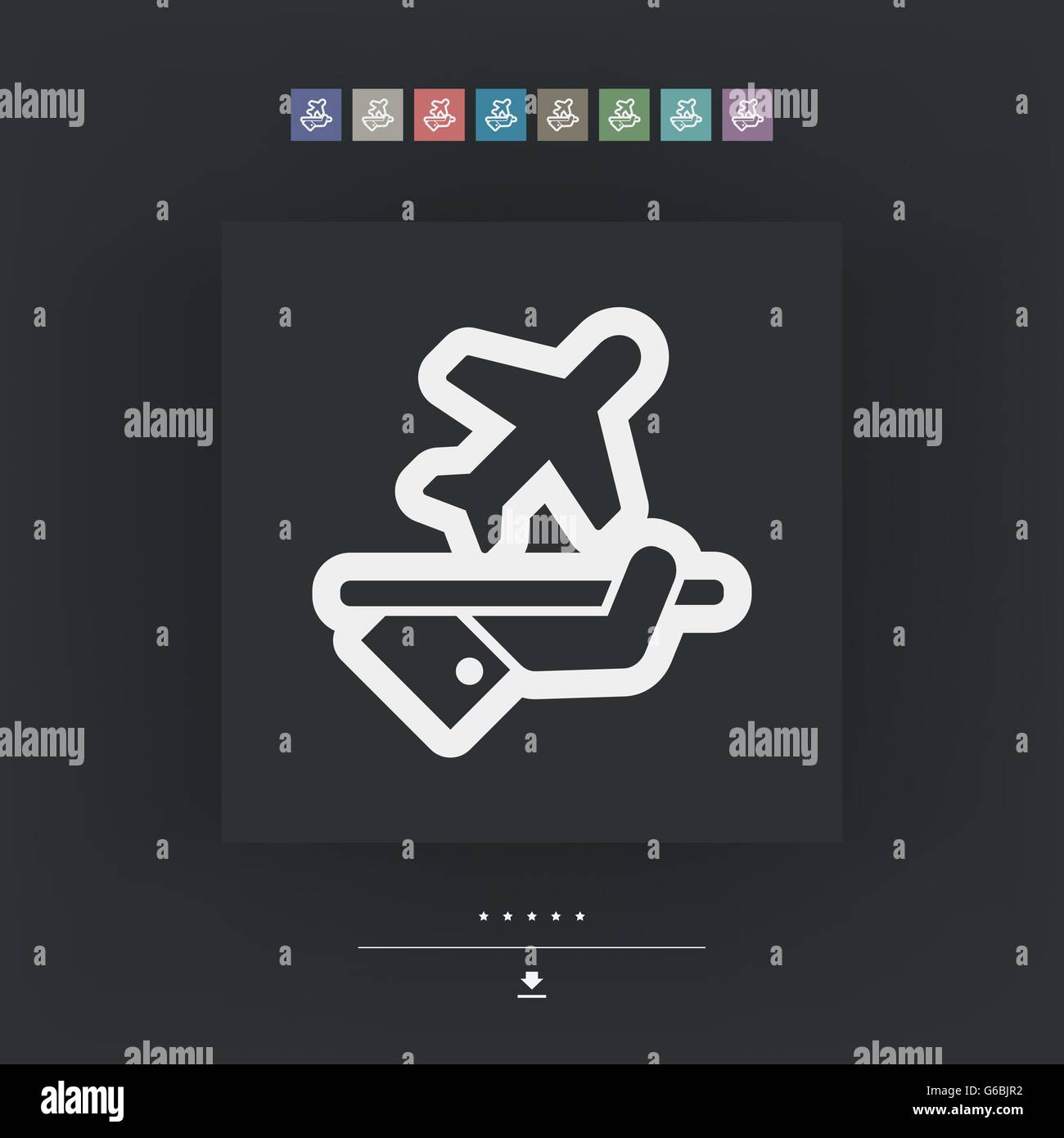 Air transport services Stock Vector Images - Alamy