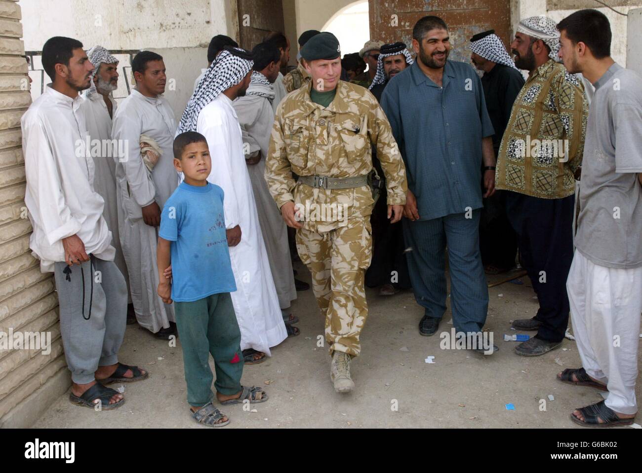 1st Battalion Infantry in Al Amara Stock Photo - Alamy