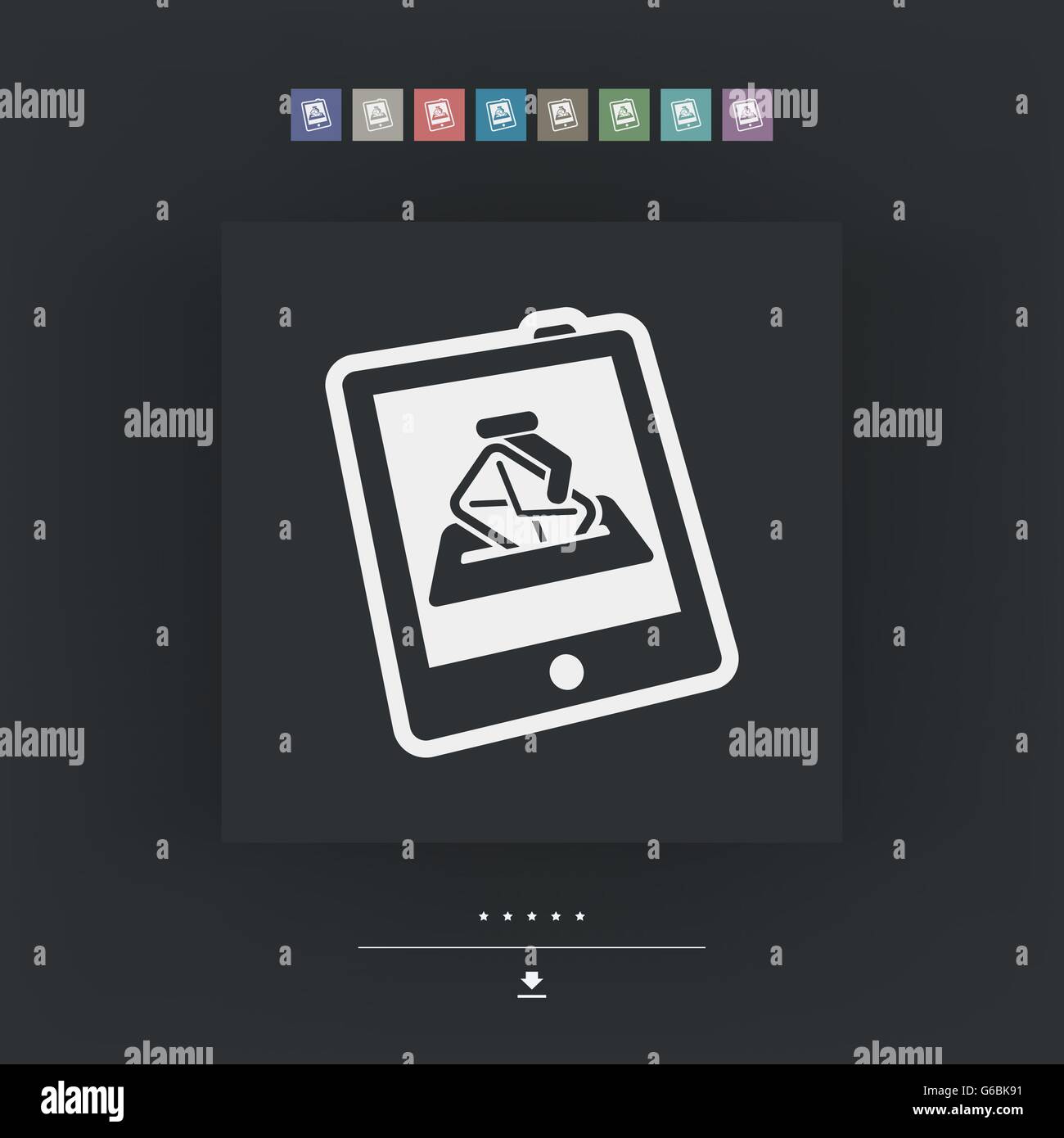 Tablet box Stock Vector Images - Alamy