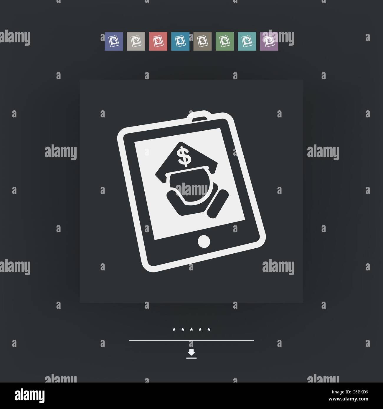 Web Bank icon Stock Vector Image & Art - Alamy