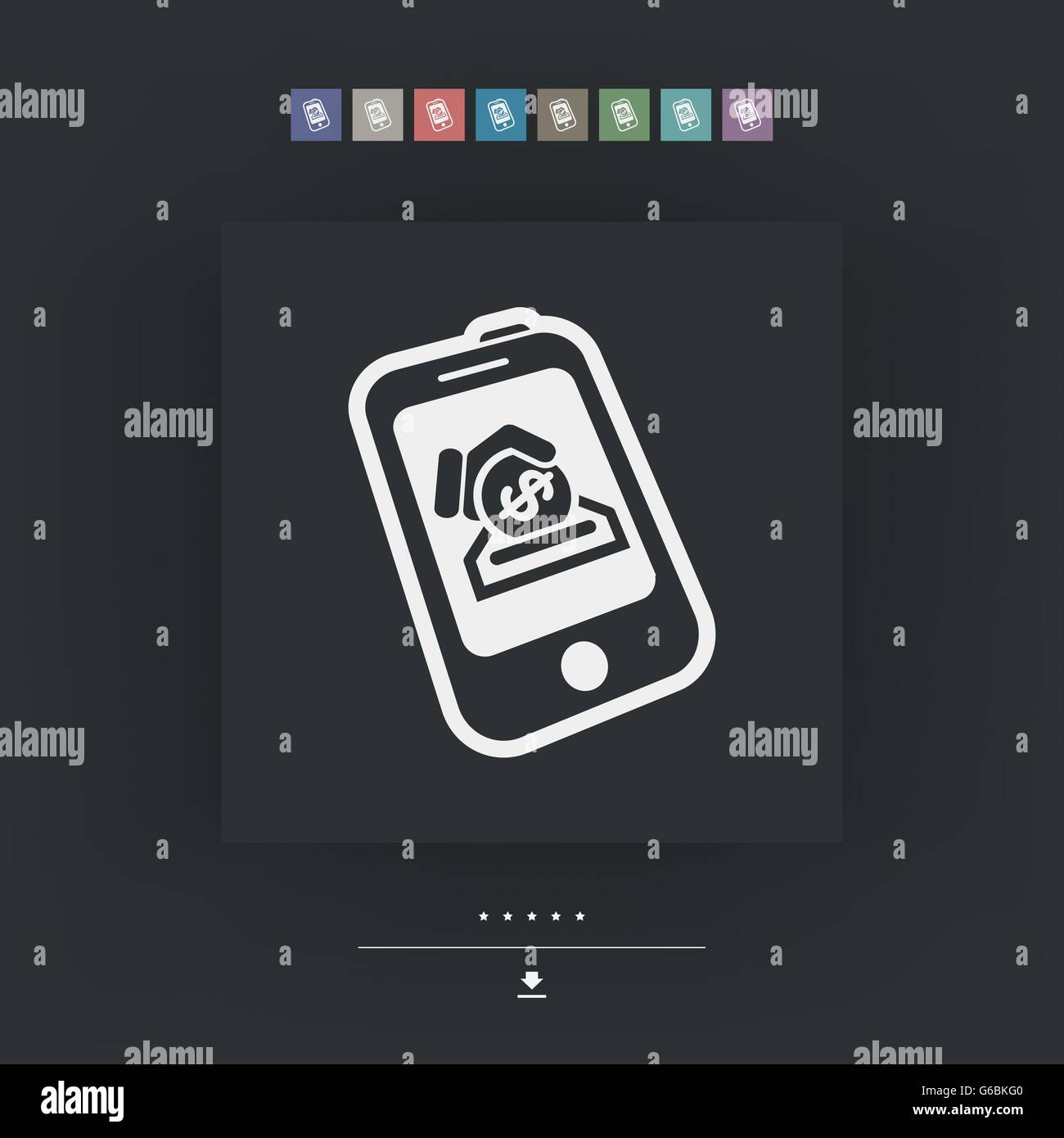 Bank call Stock Vector Images - Alamy