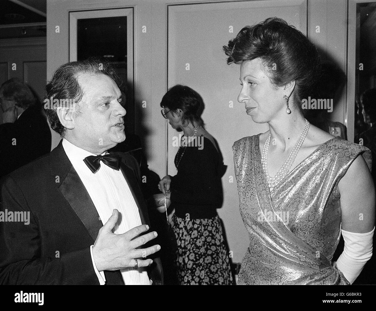 The Princess Royal and David Jason at BAFTA awards Stock Photo - Alamy