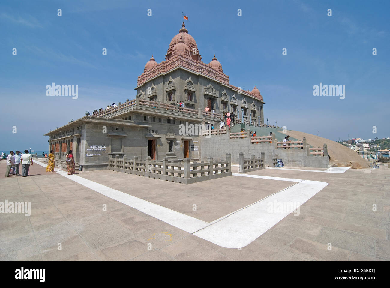 Vivekananda Rock Memorial temple, Kanyakumari, Tamil Nadu, India. The ...