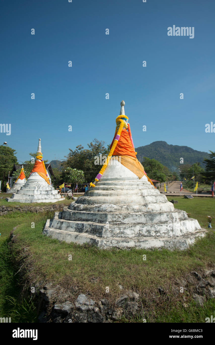 the three Pagodas on the the Three Pagoda pass near the Village of ...