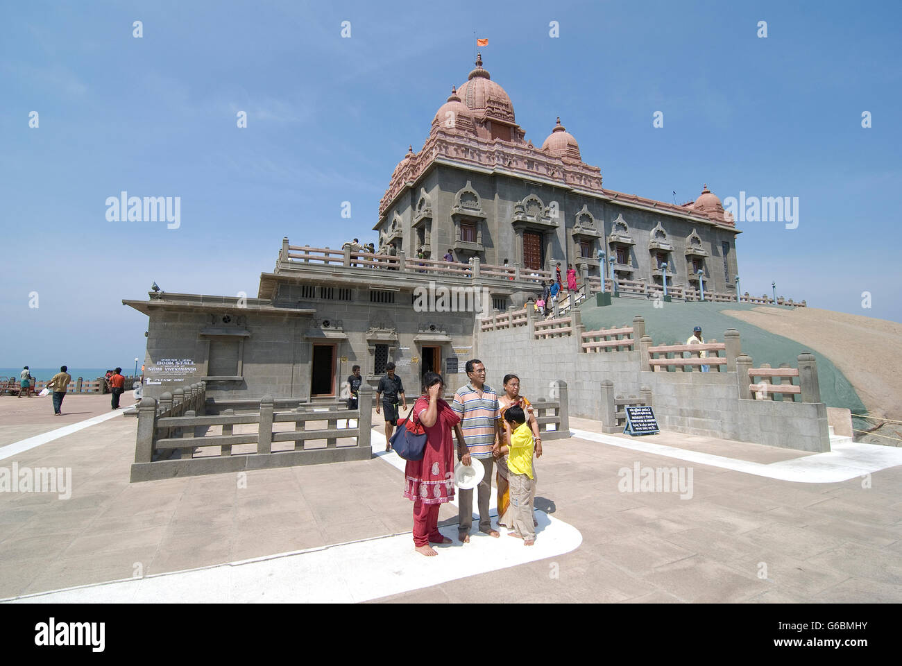 Vivekananda Rock Memorial temple, Kanyakumari, Tamil Nadu, India. The ...