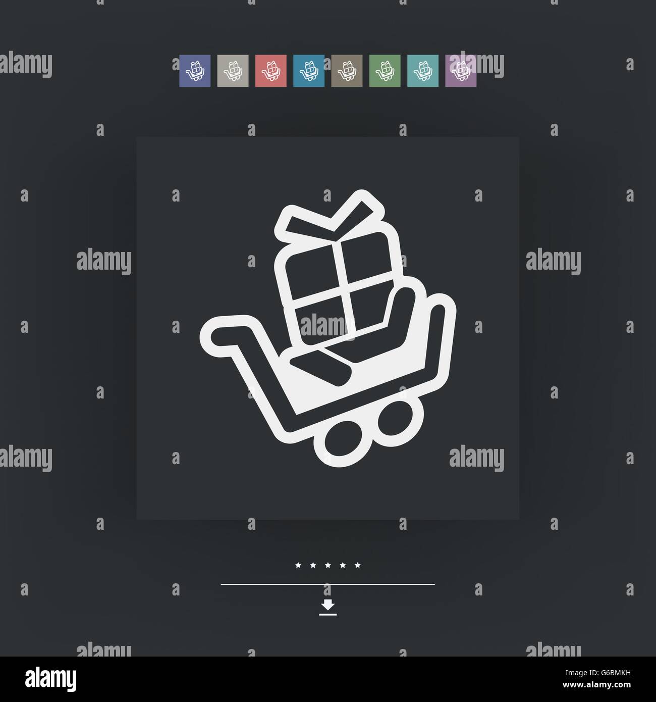 Cart store icon Stock Vector Image & Art - Alamy