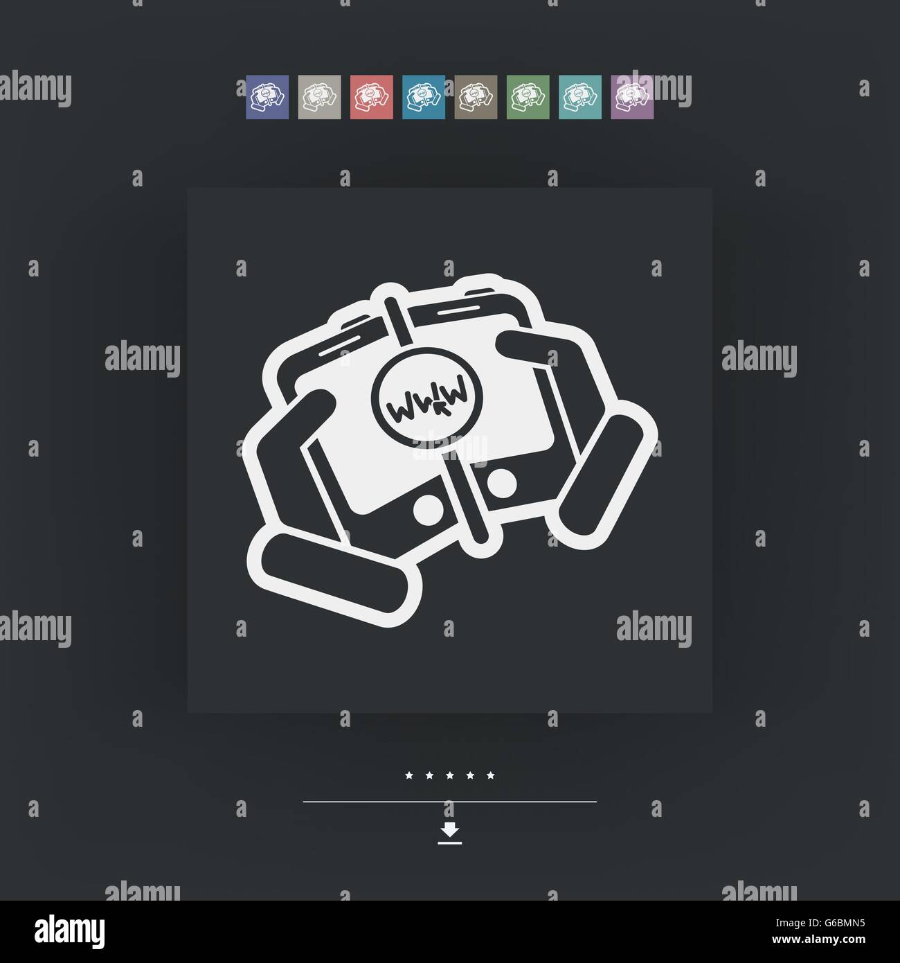 Web connection sharing Stock Vector Image & Art - Alamy