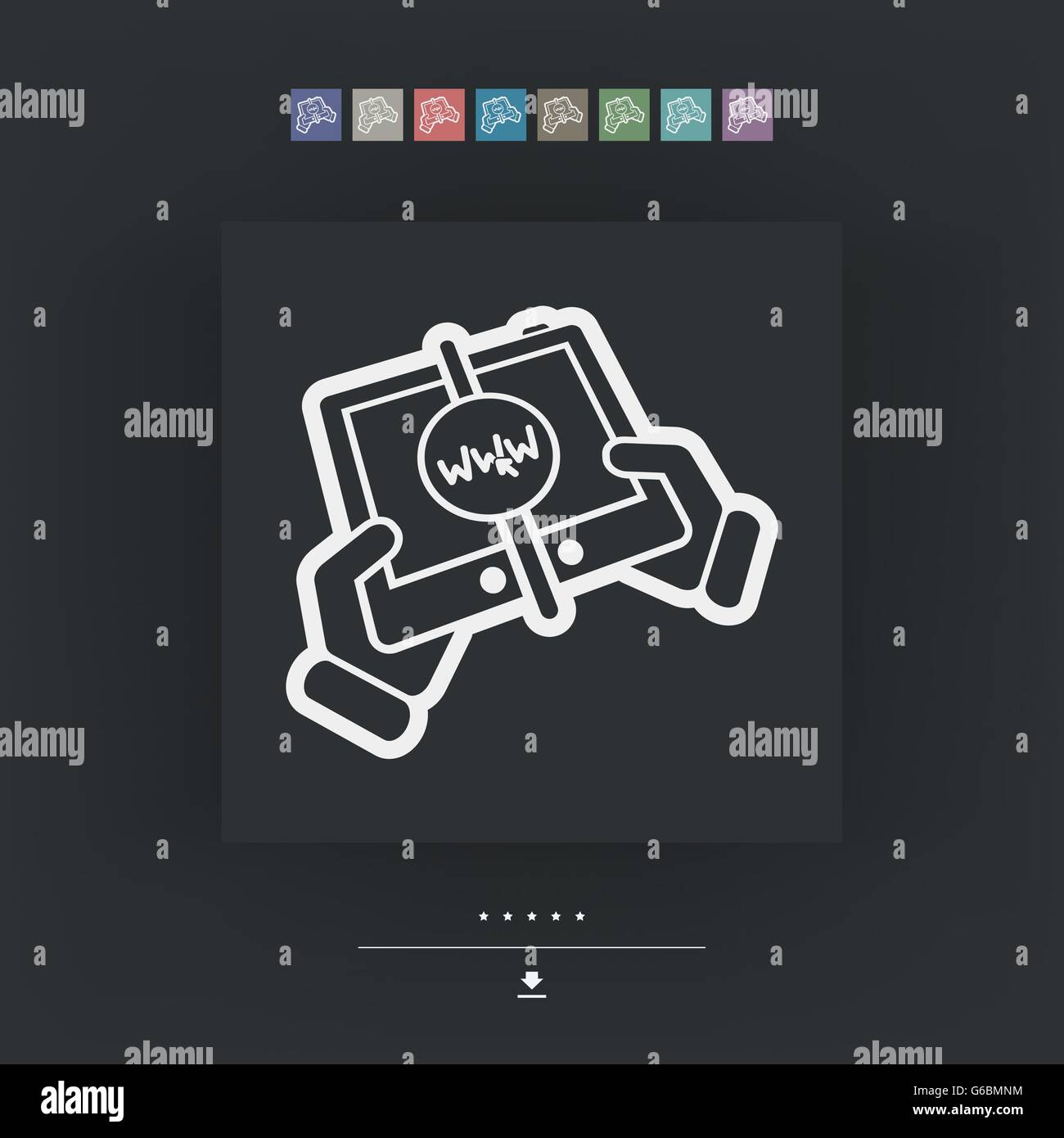 Web connection sharing Stock Vector Image & Art - Alamy