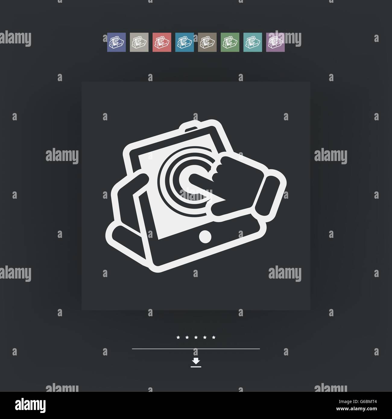 Vertical tablet touch Stock Vector Image & Art - Alamy
