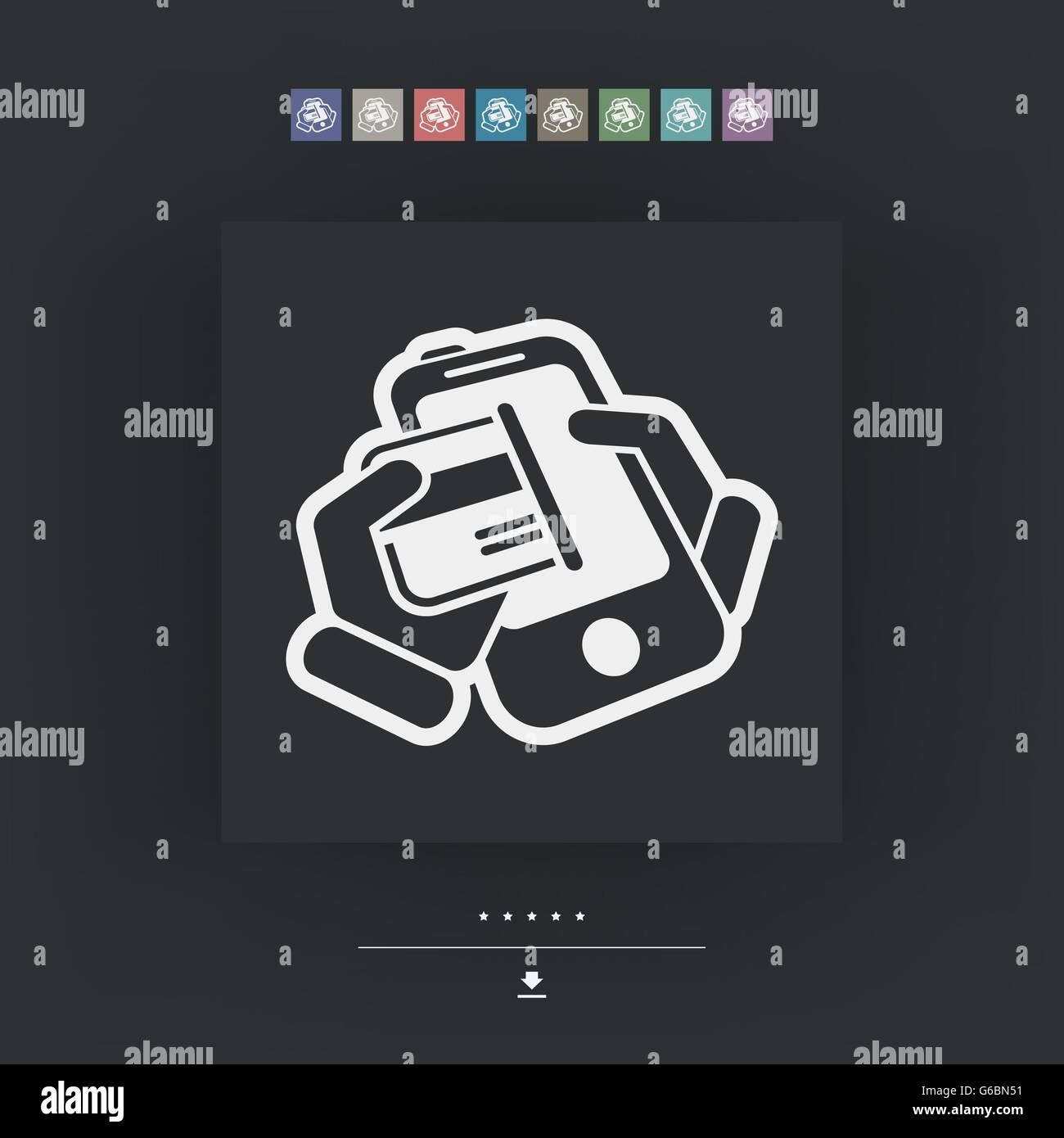 Card phone icon Stock Vector Image & Art - Alamy