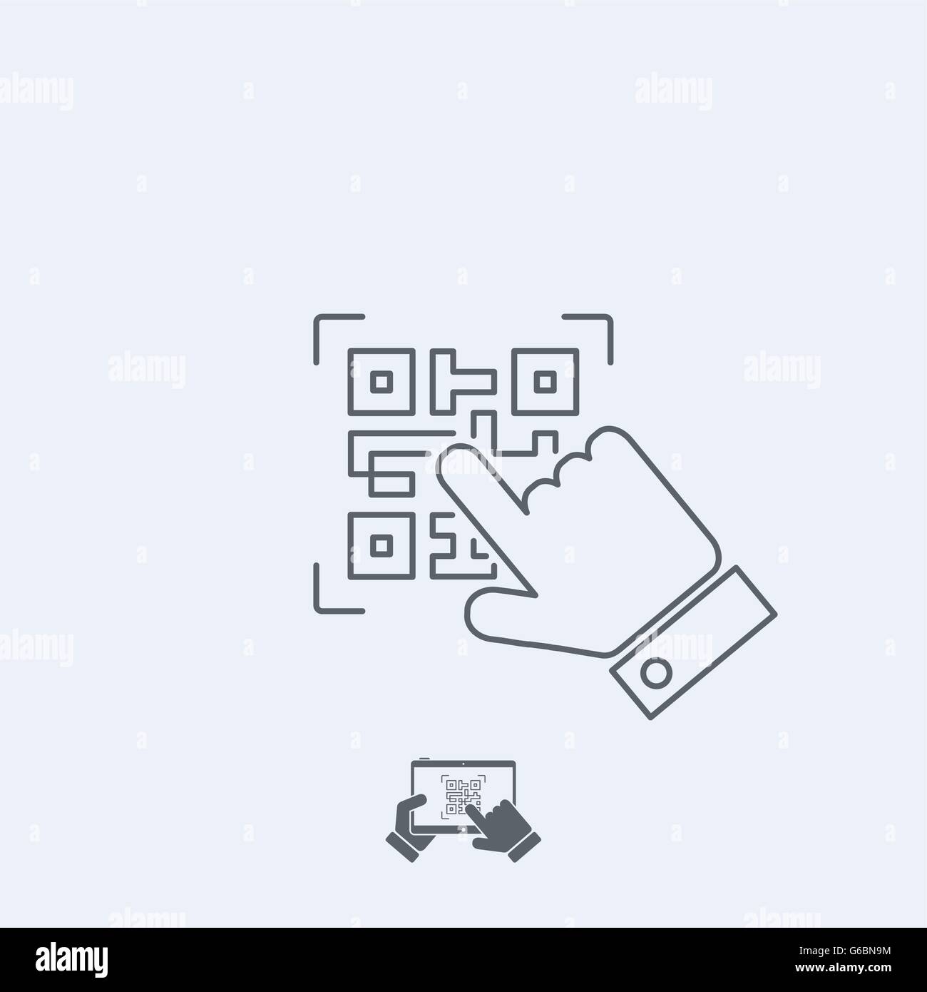 Information point thin line Stock Vector Images - Alamy