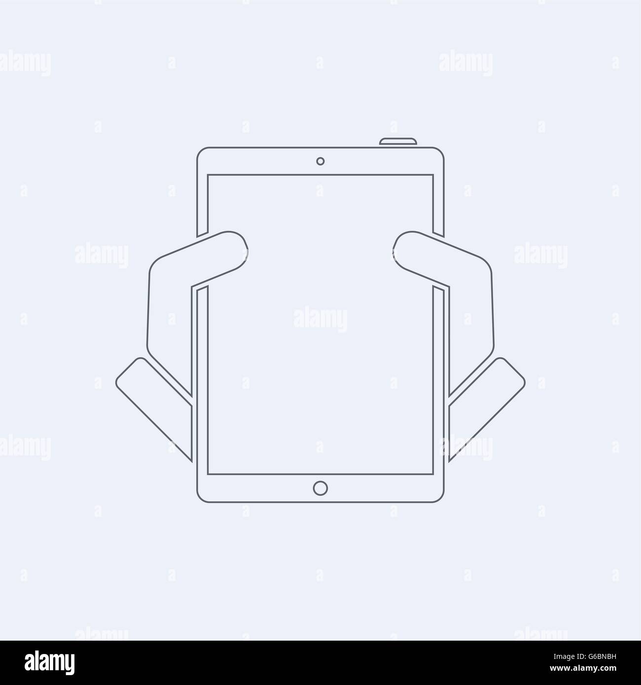 Tablet icon Stock Vector Images - Alamy