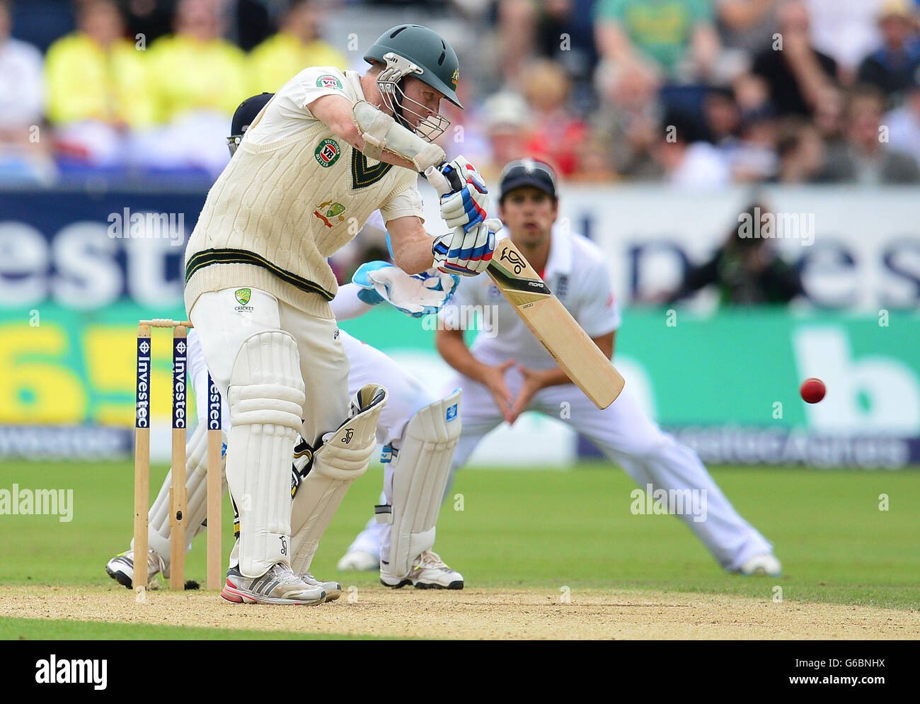Australia's Chris Rodgers in action during day two of the Fourth ...