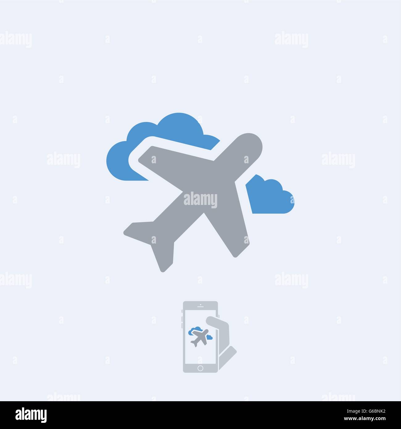 Airline aviation airplane advertising Stock Vector Images - Alamy