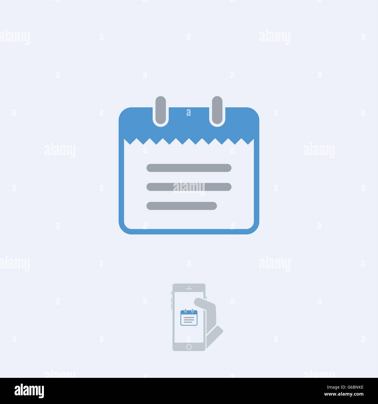 Notepad icon hi-res stock photography and images - Alamy