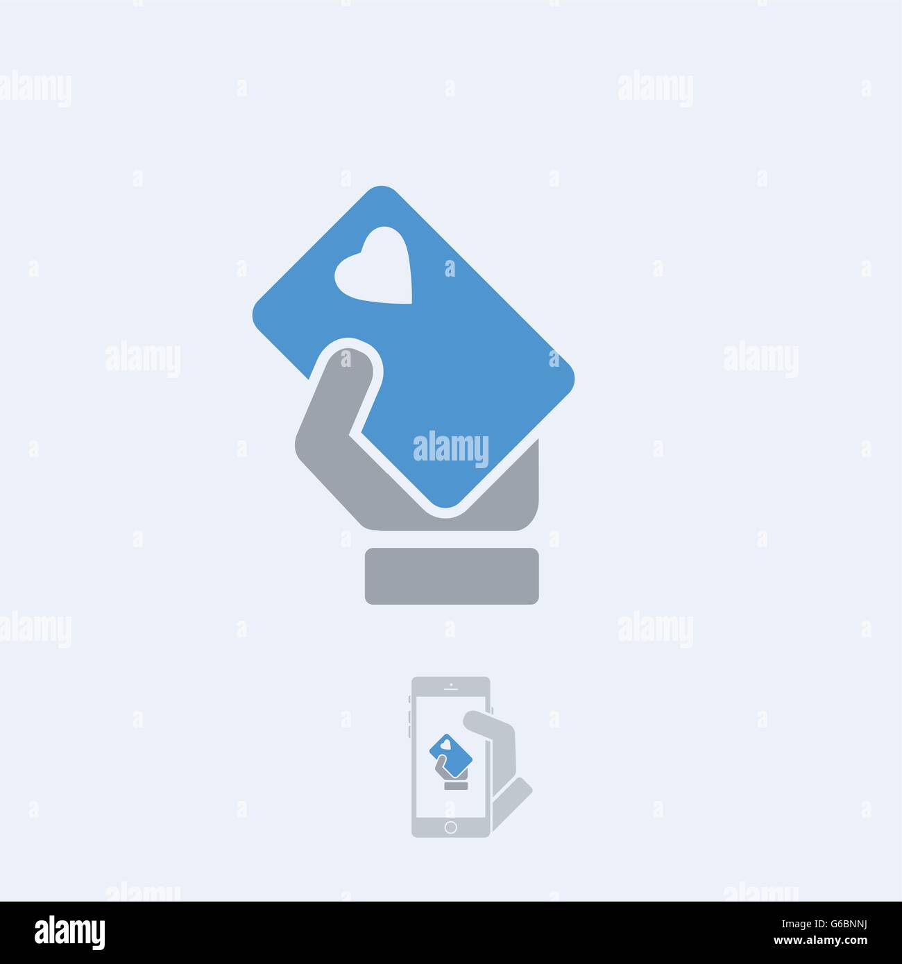 Heart card icon Stock Vector Image & Art - Alamy