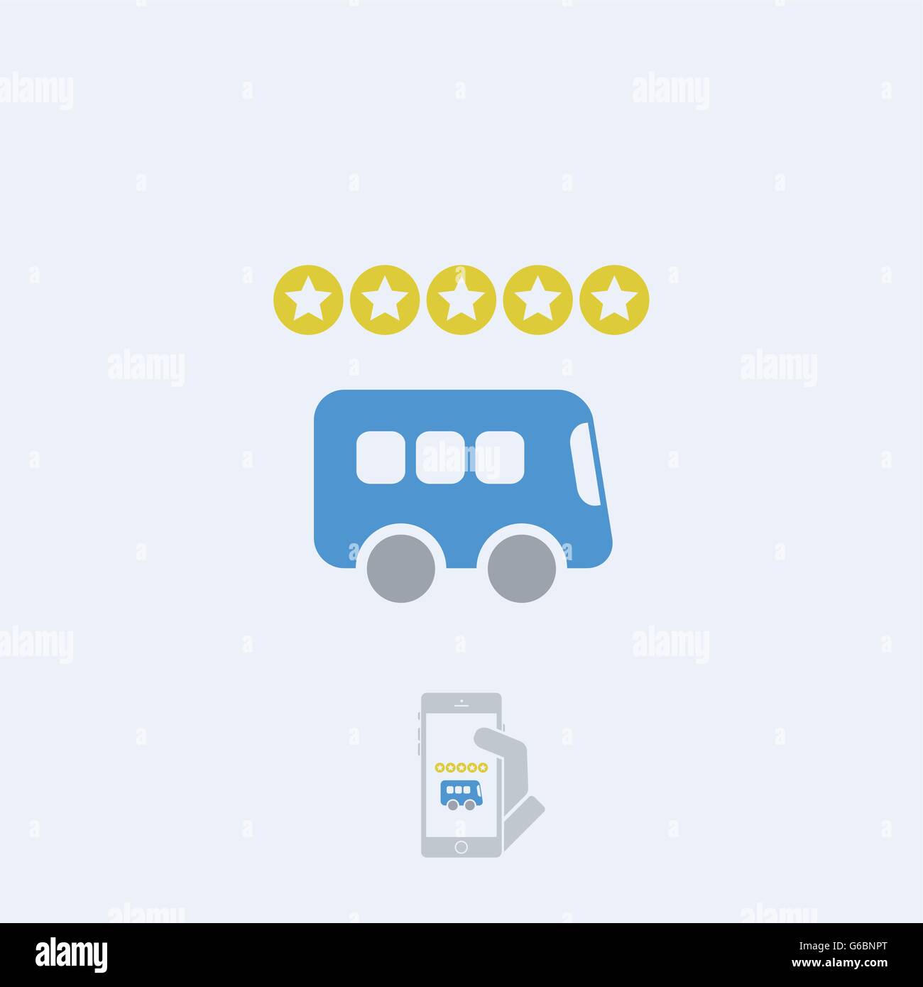 Bus rating icon Stock Vector Image & Art - Alamy