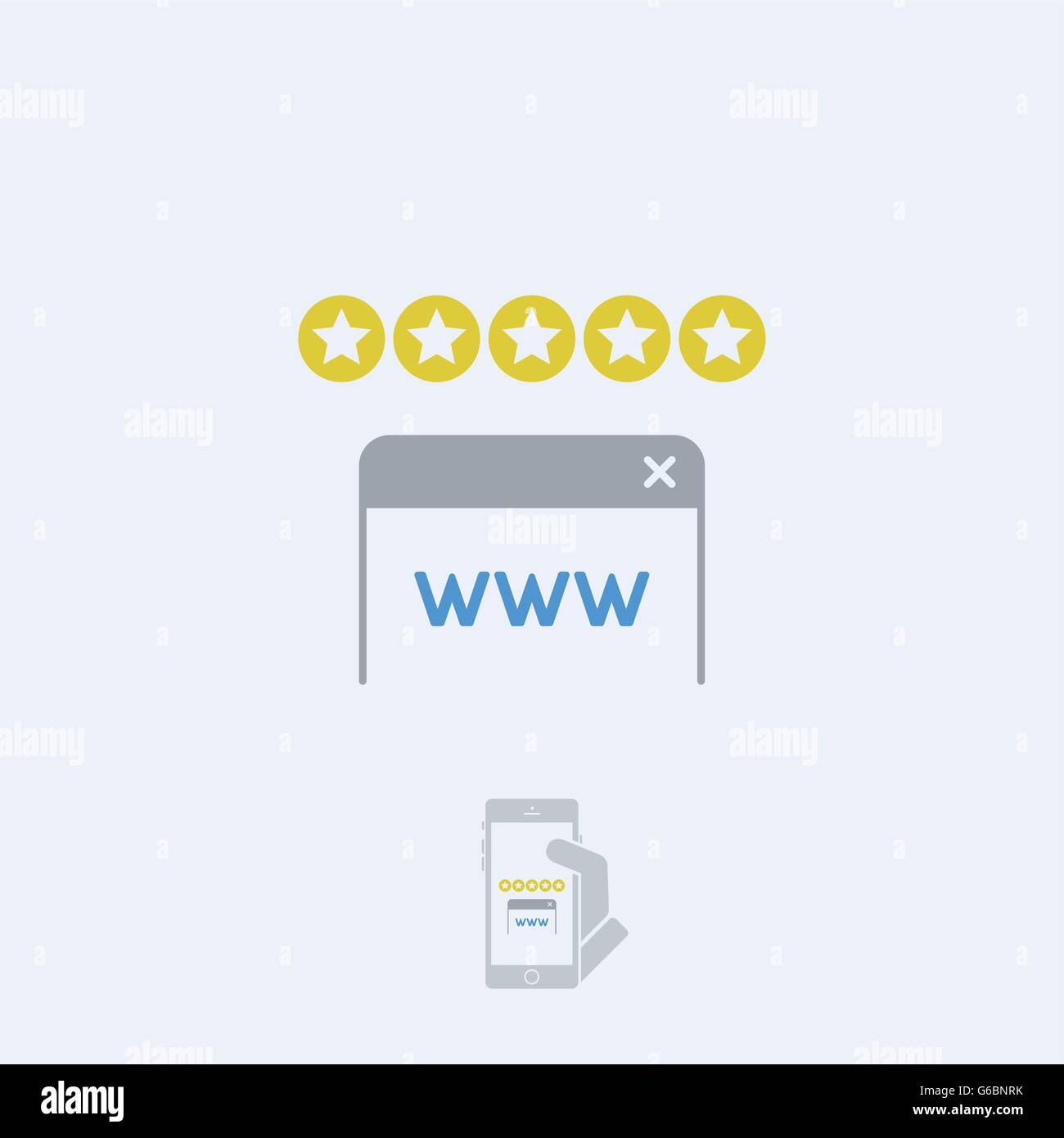 Rating layout Stock Vector Images - Alamy