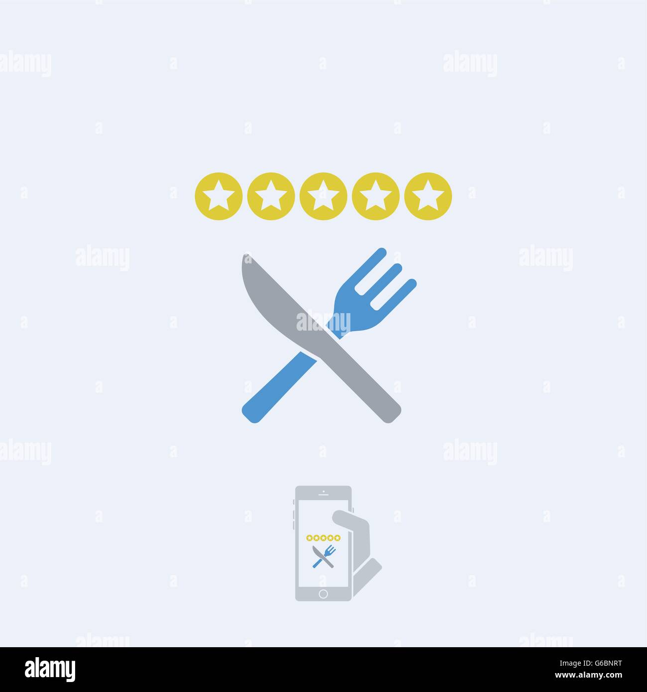 Restaurant rating icon Stock Vector Image & Art - Alamy