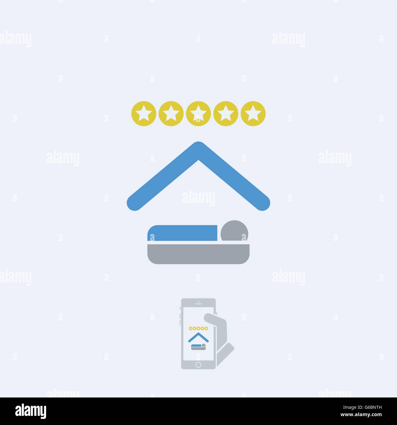 Hotel rating icon Stock Vector Image & Art - Alamy