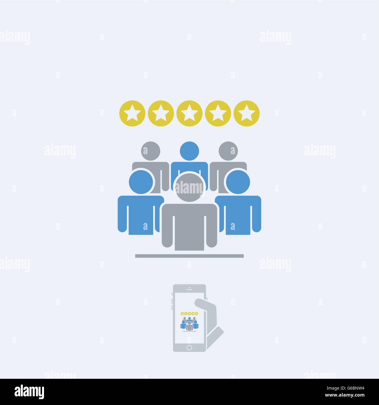 Rating people icon Stock Vector Image & Art - Alamy