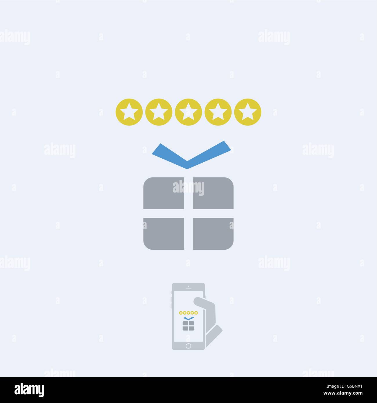 Top rating gift Stock Vector Image & Art - Alamy