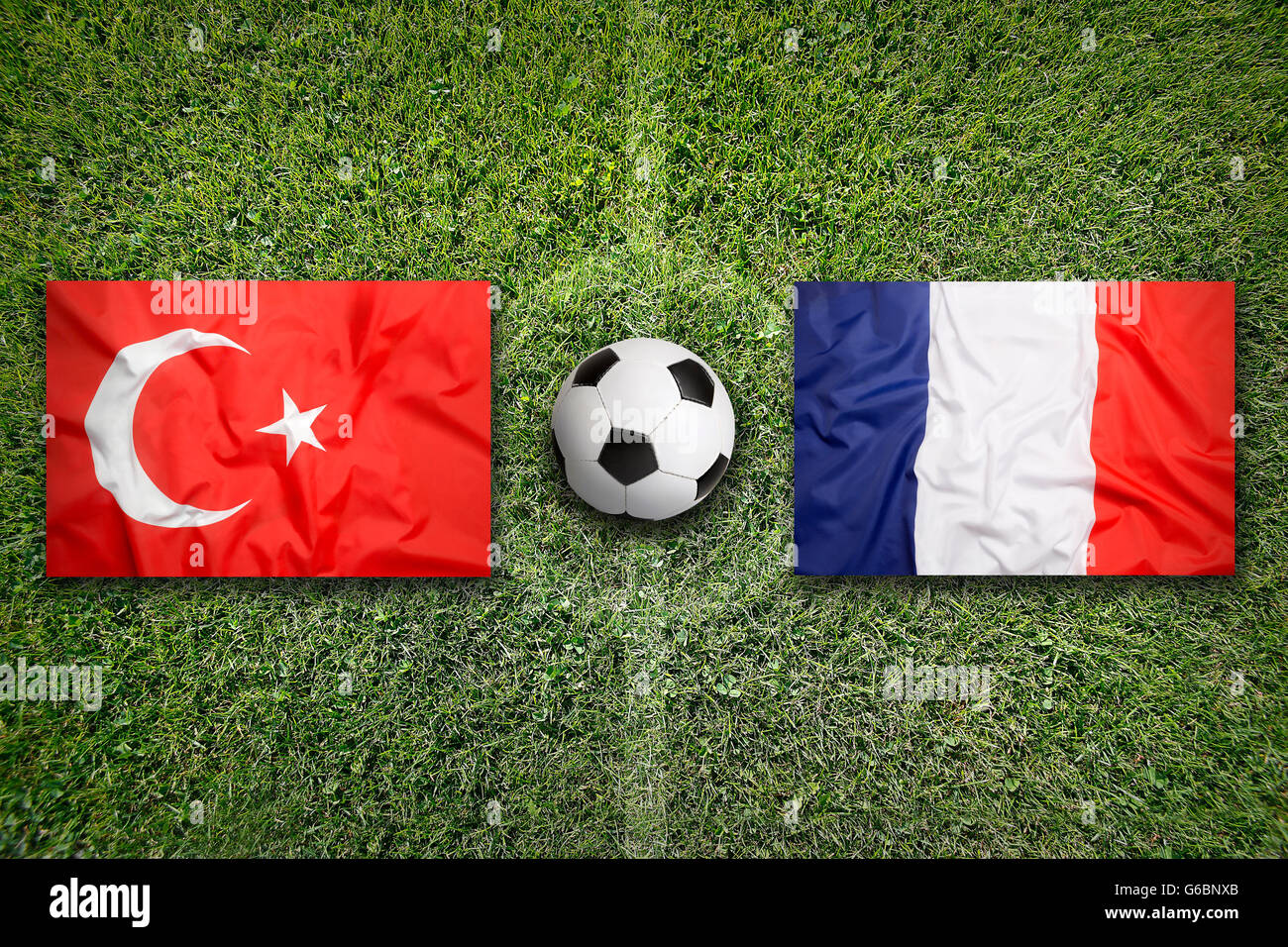 France turkey flag hi-res stock photography and images - Alamy