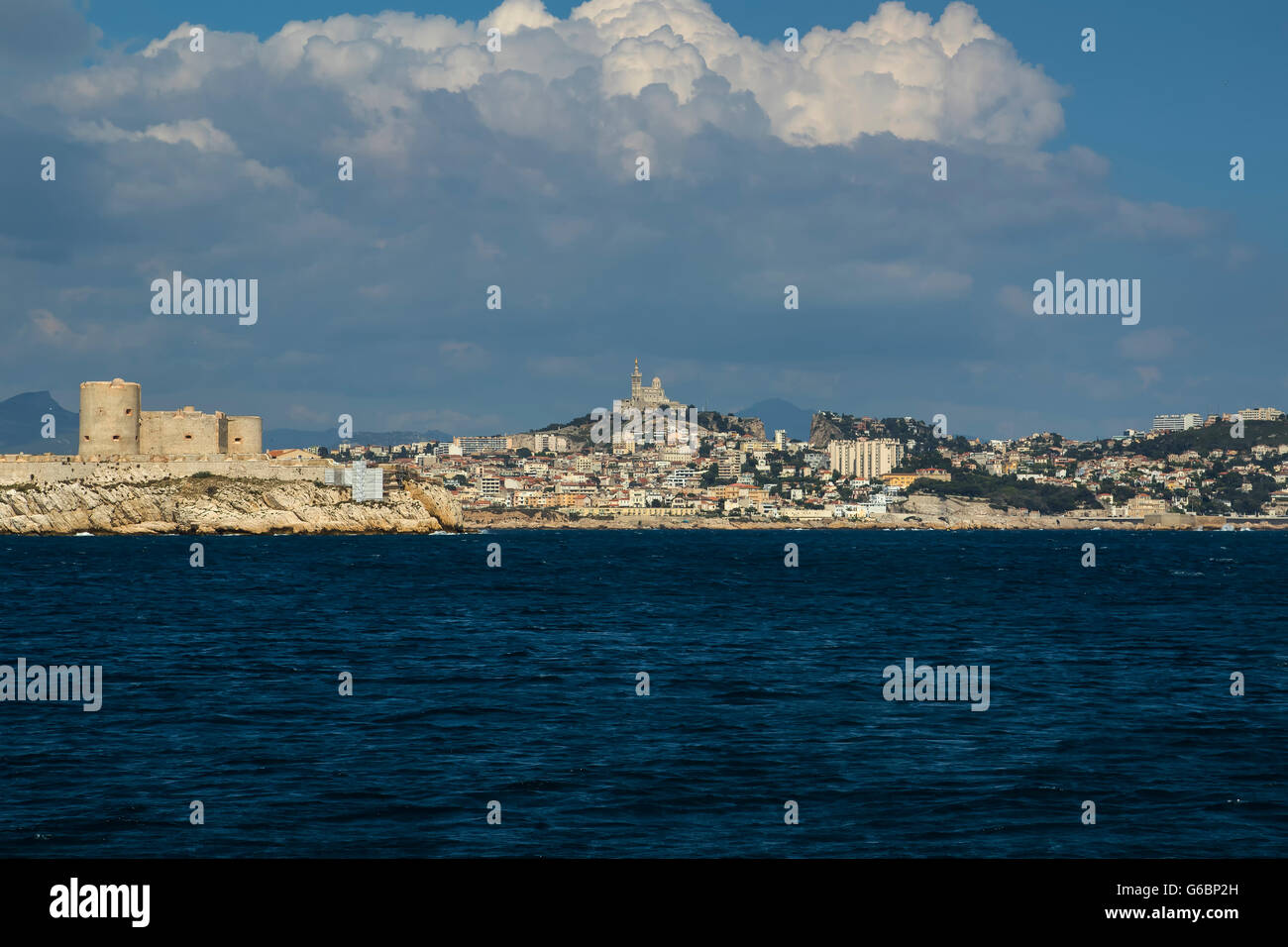 The Marseille Skyline Stock Photo - Alamy