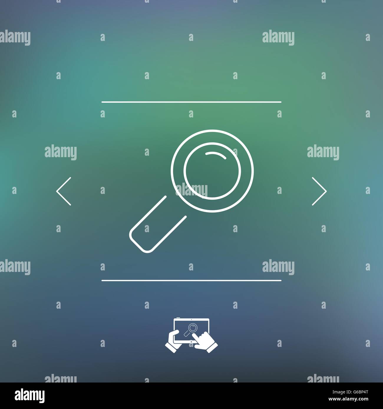 Magnifying glass icon Stock Vector Image & Art - Alamy