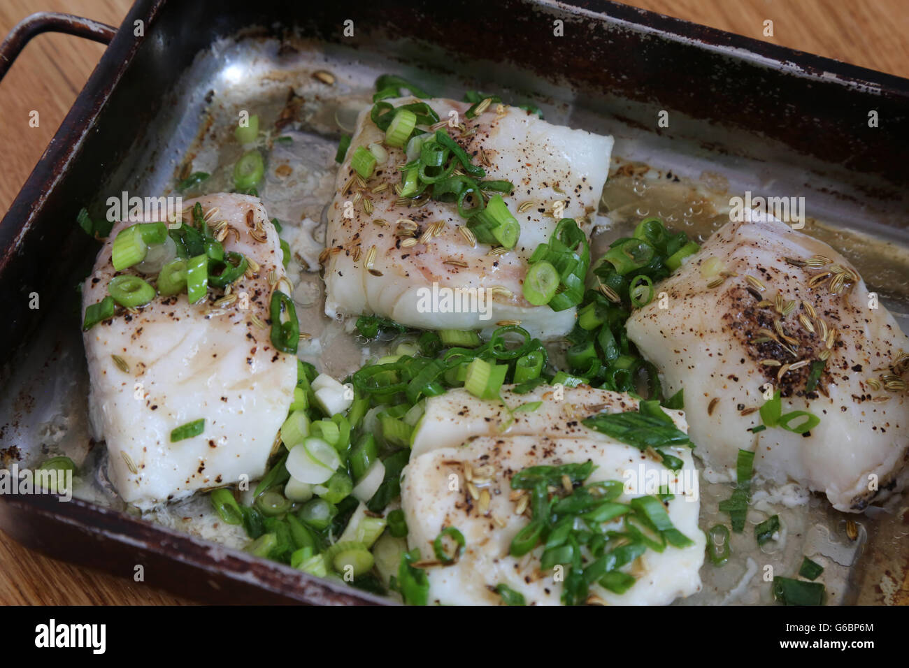 Cod with fennel hi-res stock photography and images - Alamy