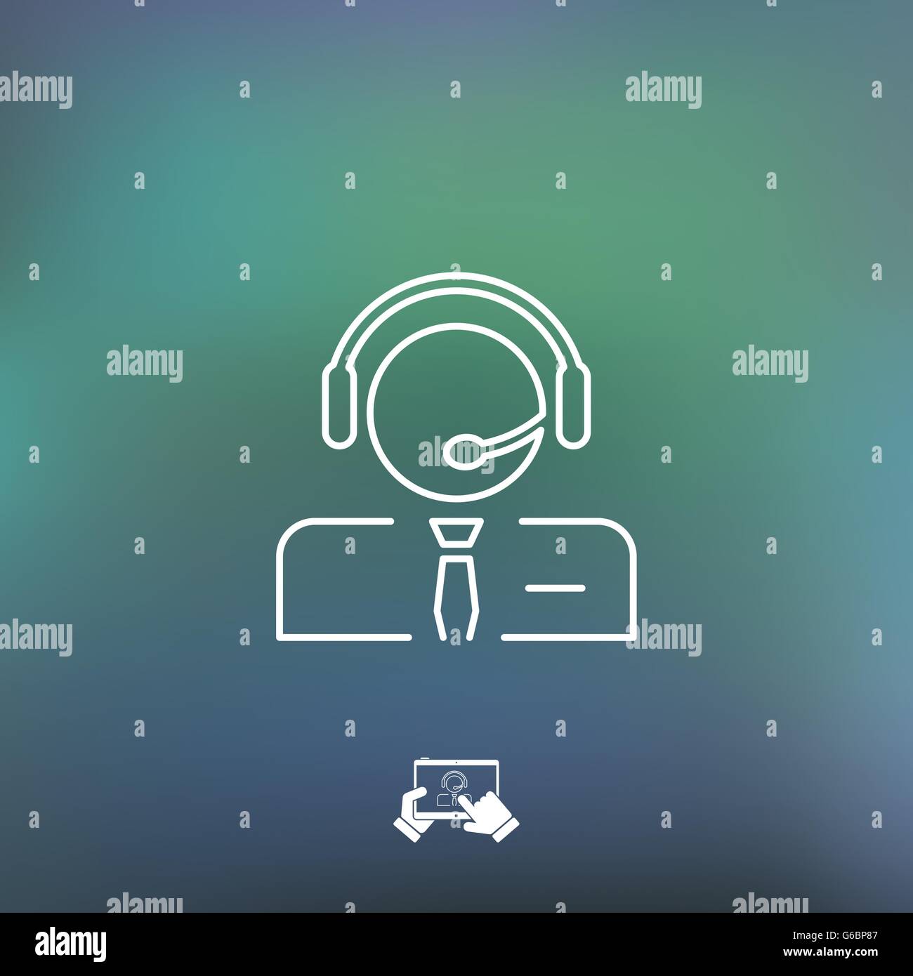 Call center icon Stock Vector Image & Art - Alamy