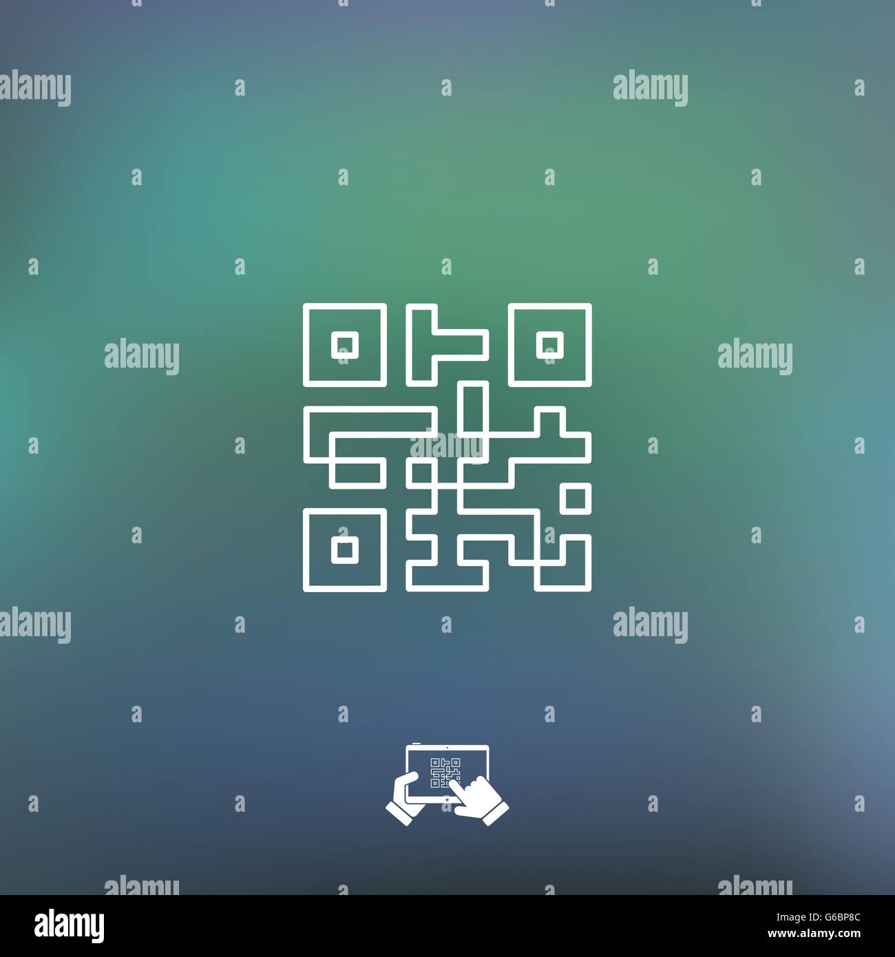 Qr code icon hi-res stock photography and images - Alamy