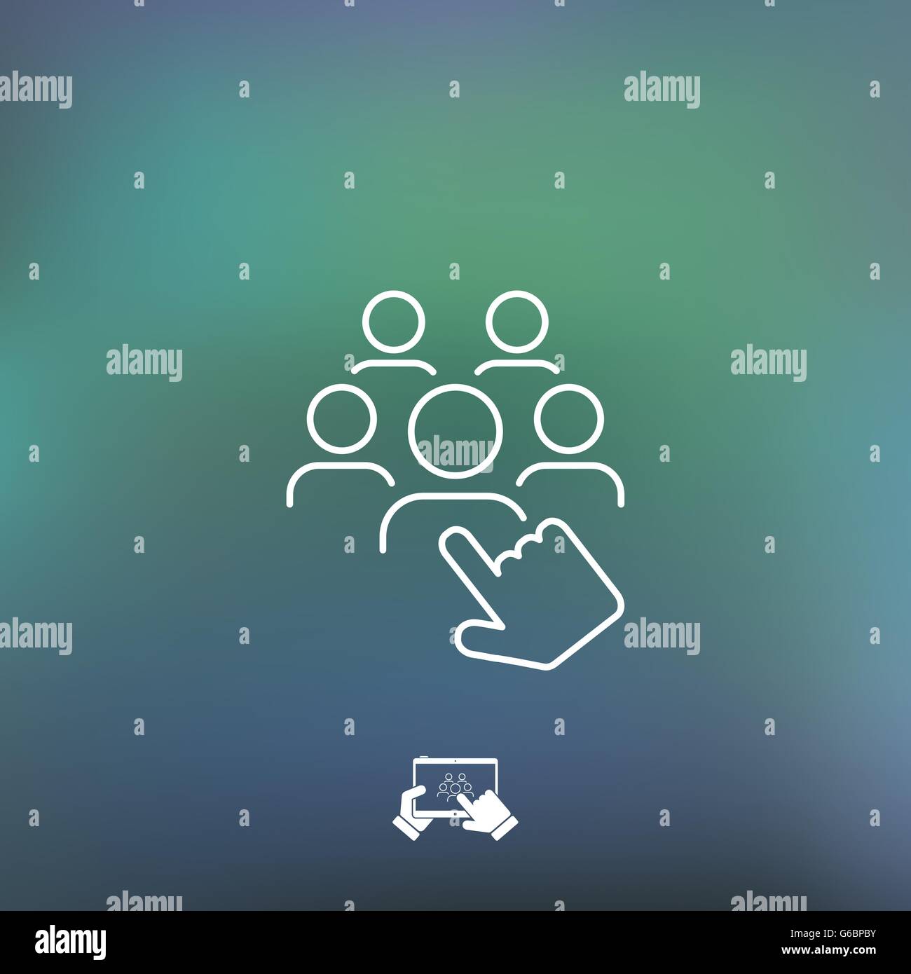 Recruitment icon Stock Vector Images - Alamy