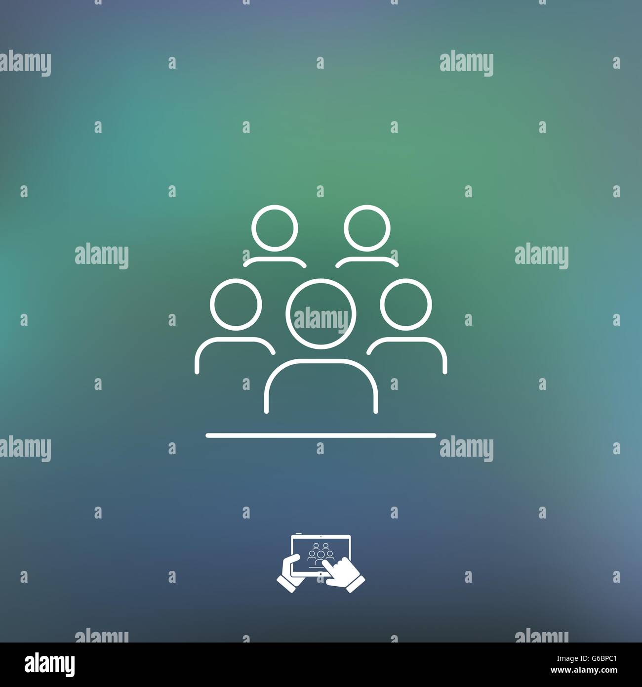 Meeting with fans Stock Vector Images - Alamy