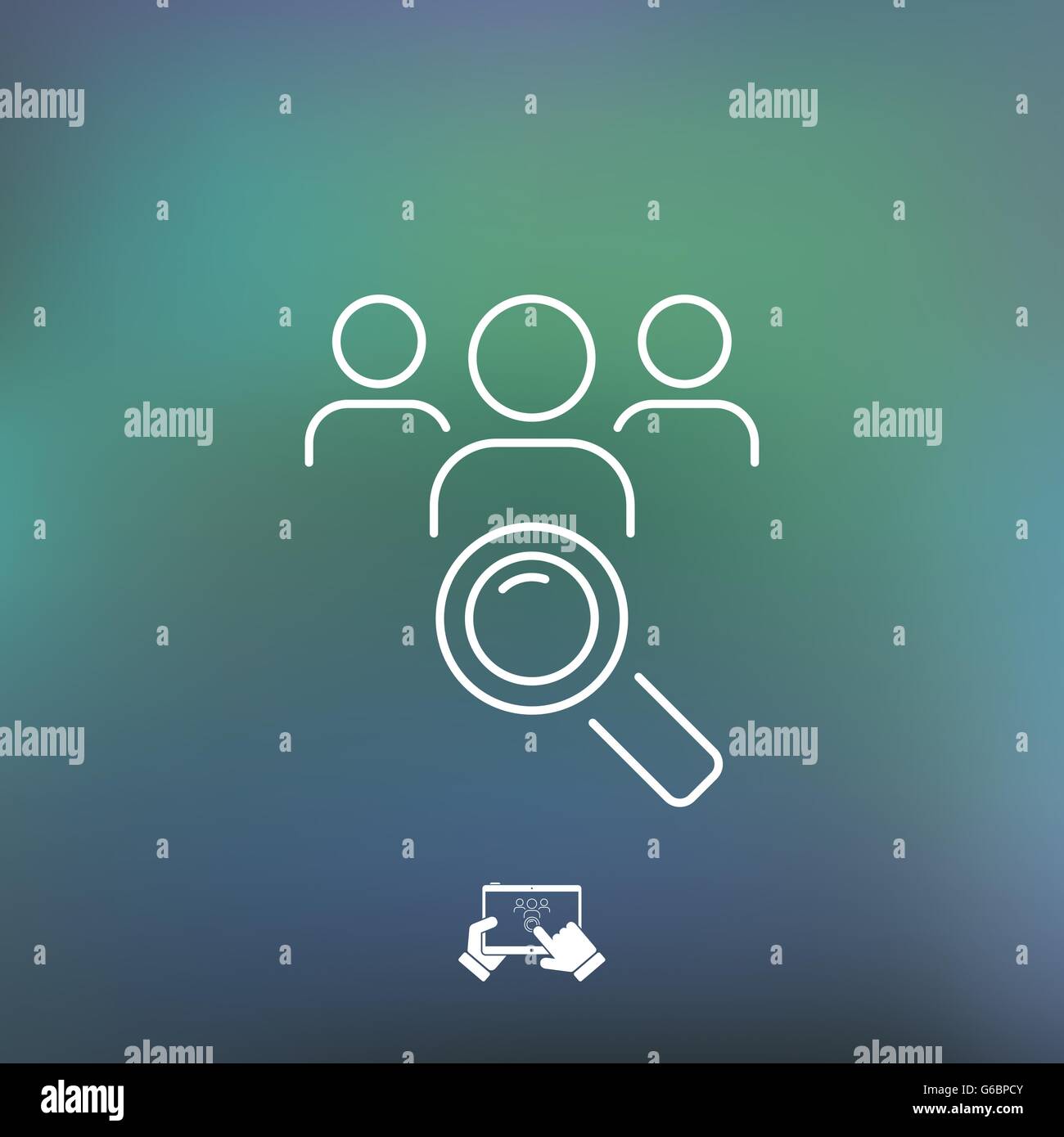 Looking for people Stock Vector Image & Art - Alamy