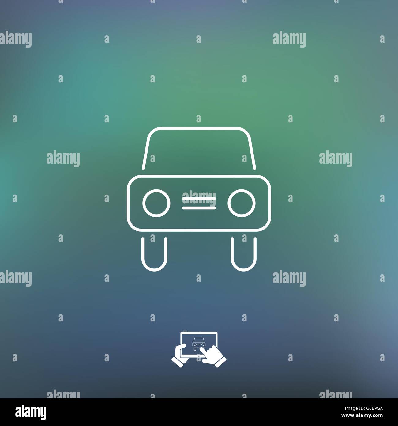 Car icon - Thin series Stock Vector Image & Art - Alamy