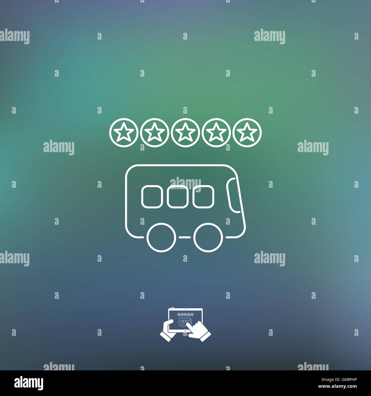 Bus rating icon Stock Vector Image & Art - Alamy
