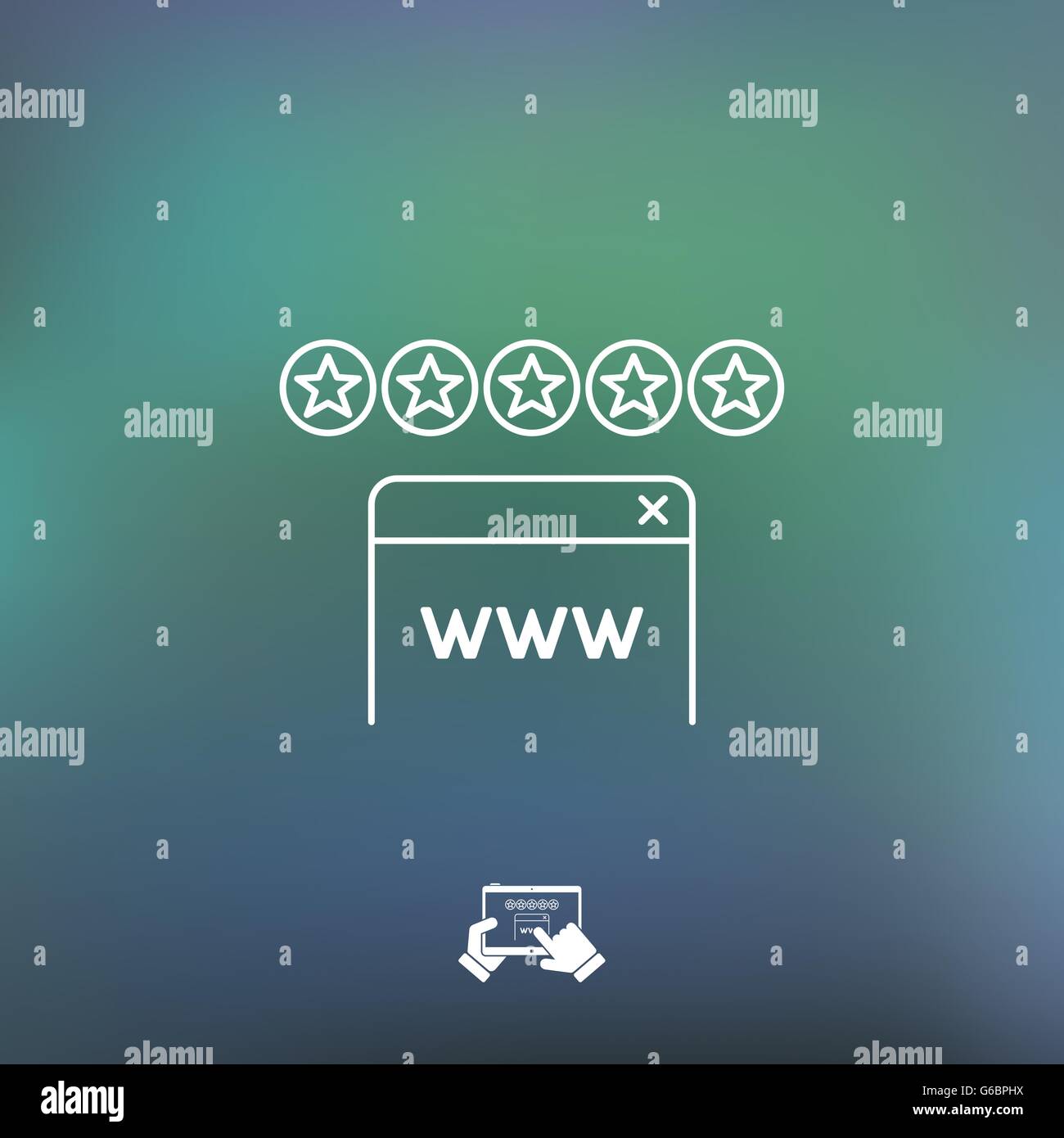 Rating layout Stock Vector Images - Alamy