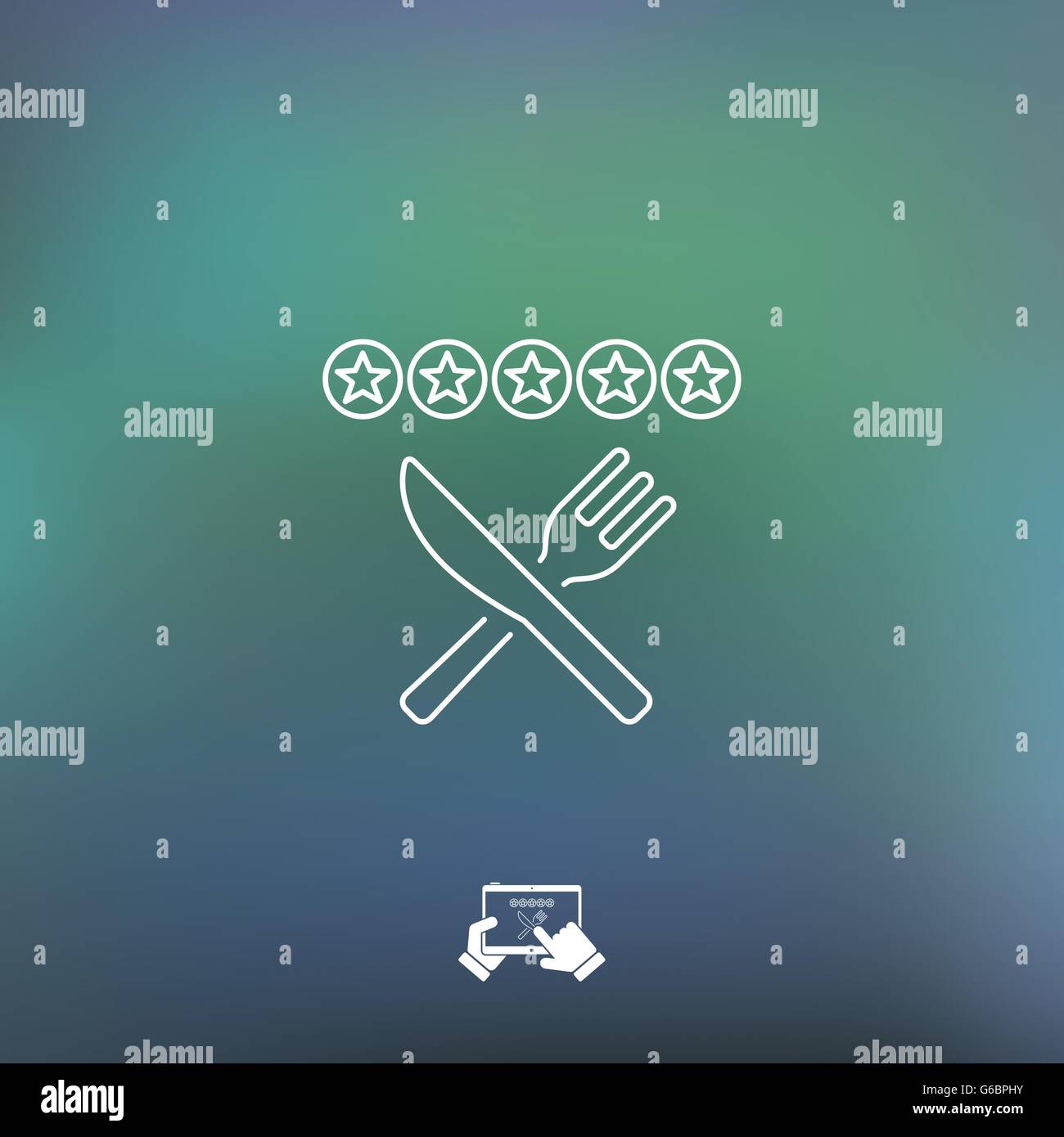 Restaurant rating icon Stock Vector Image & Art - Alamy