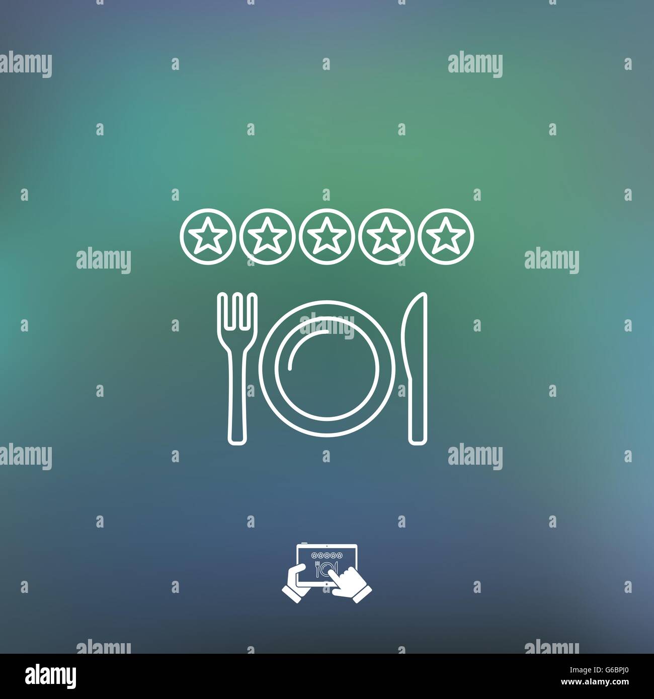 Restaurant rating icon Stock Vector Image & Art - Alamy