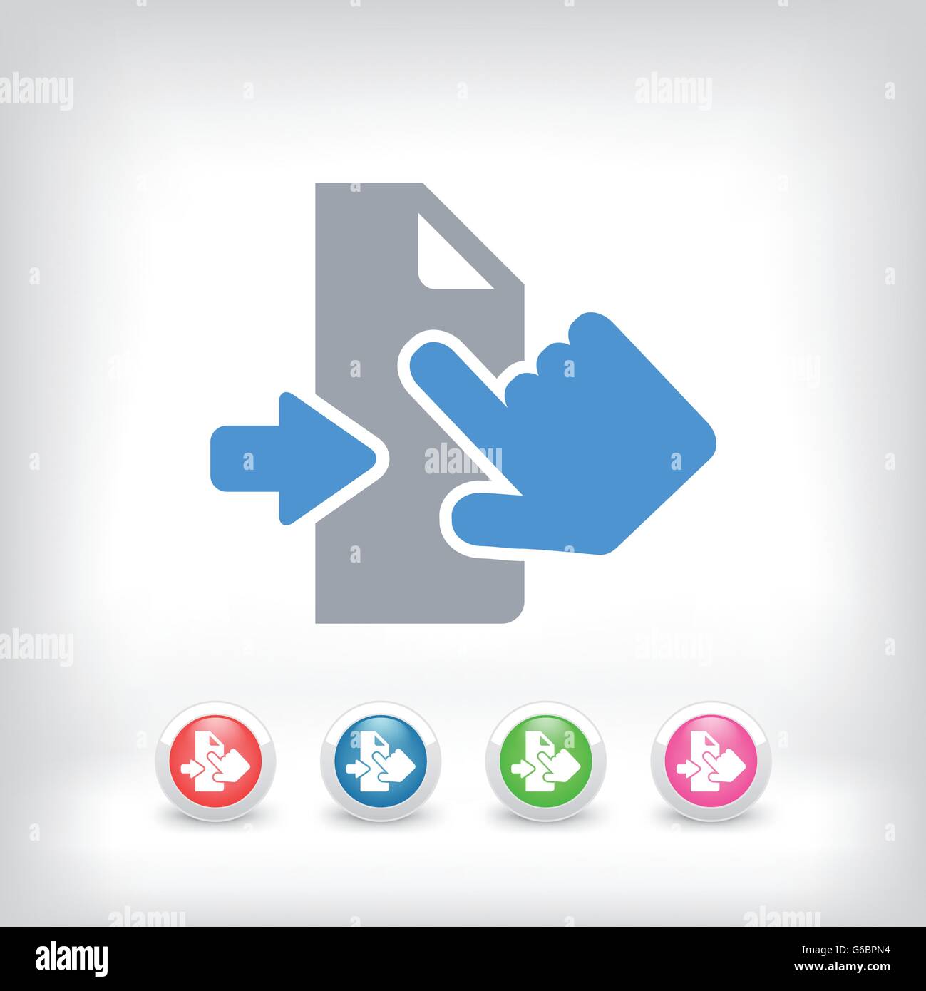 Document slide Stock Vector Images - Alamy