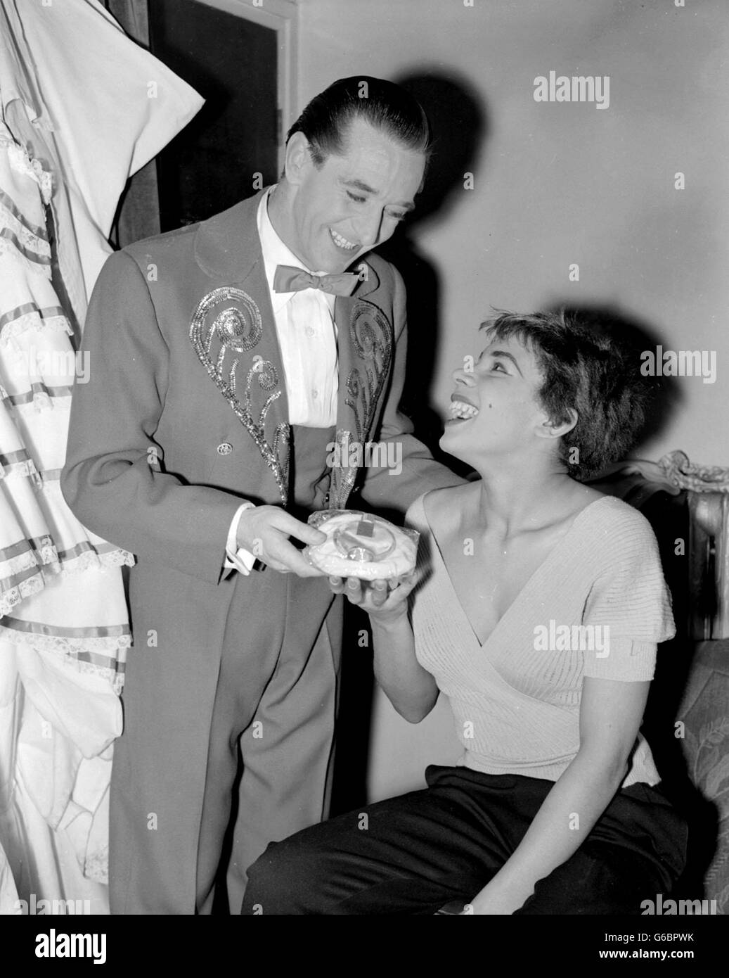 Plymouth's Jack Tripp has a birthday present for Shirley Bassey, of ...