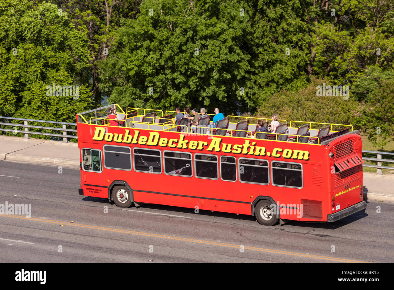 Sightseeing bus in Austin, Texas Stock Photo - Alamy