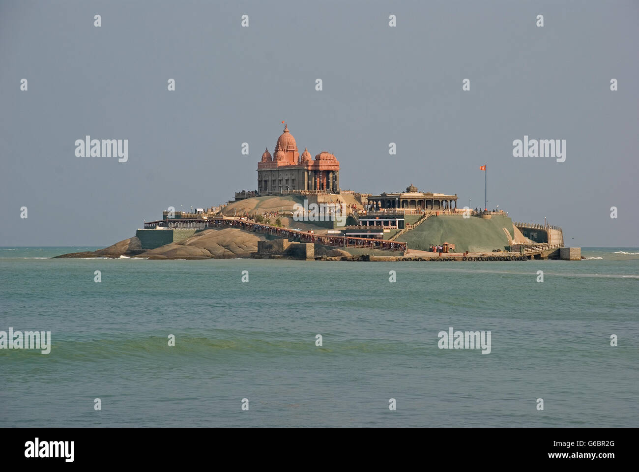 Vivekananda Rock Memorial temple, Kanyakumari, Tamil Nadu, India. The ...