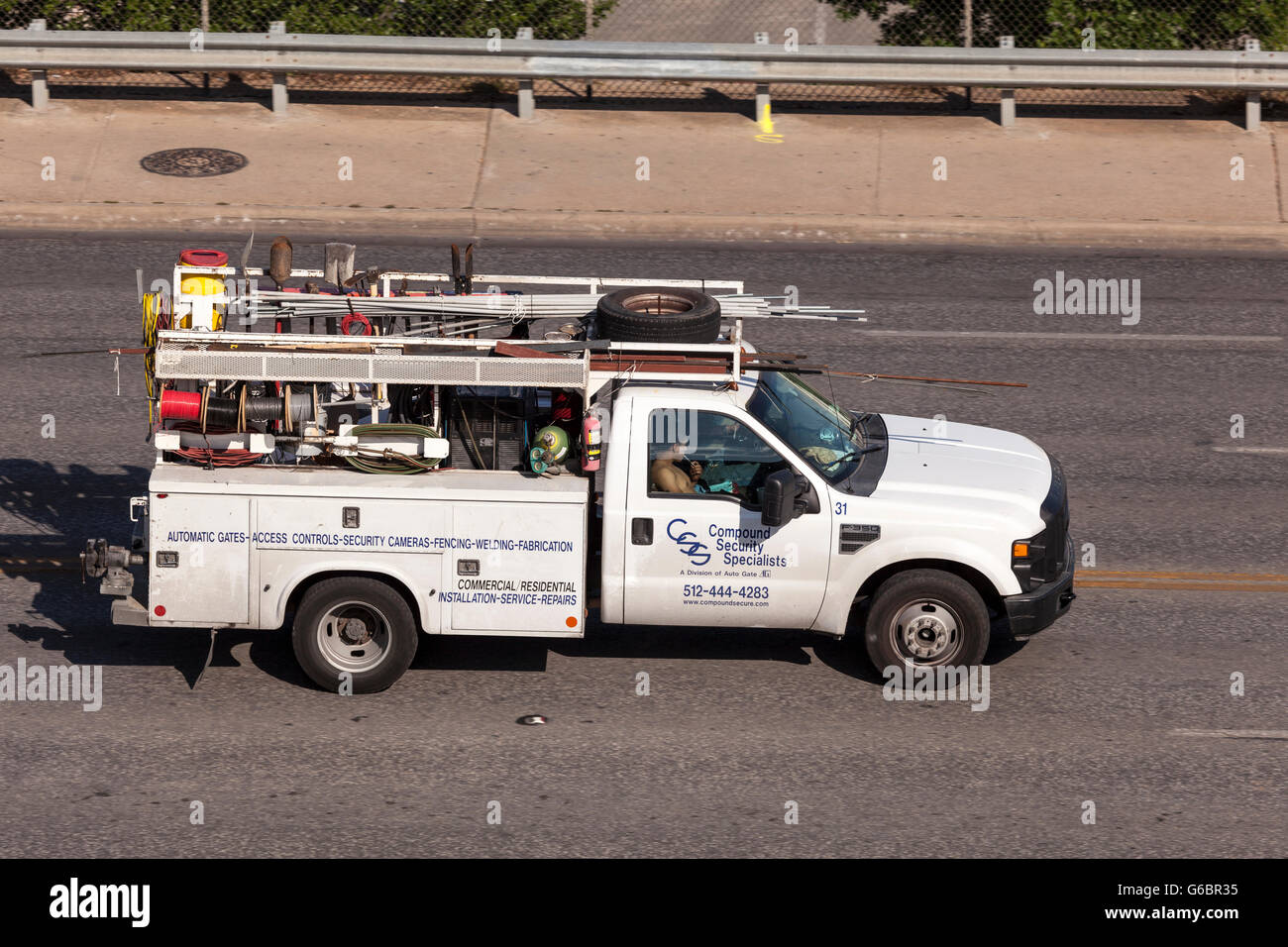 Plumber Pickup Truck in the United States Stock Photo - Alamy